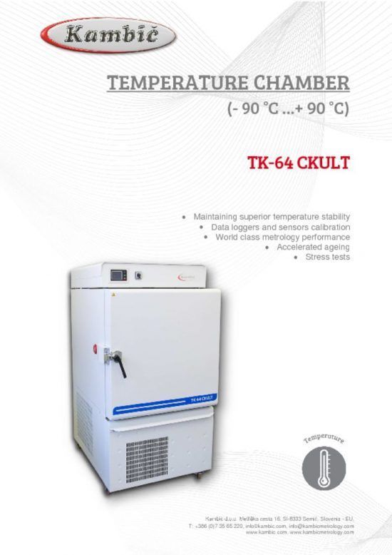 Temperature Chambers – Kambič Metrology